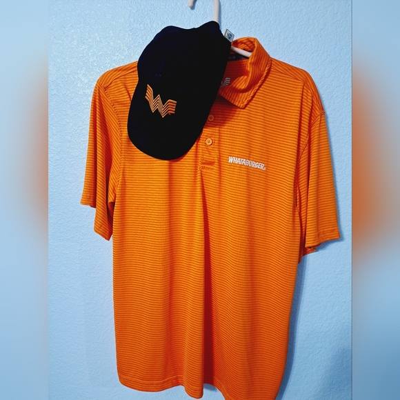 Whataburger | Shirts | Whataburger Employee Shirt And Hat | Poshmark